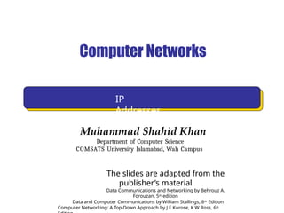IP Addressing lecture computer network.pptx