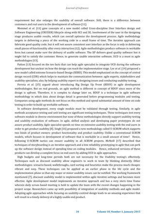 Usability Evaluation Techniques for Agile Software Model | PDF | Operating Systems | Computer ...