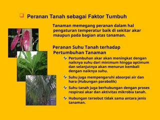 04 - KESUBURAN TANAH (Hubungan Tanah dan Tanaman).ppt