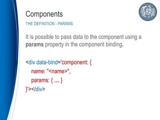 Knockout.js components&routing | PPT