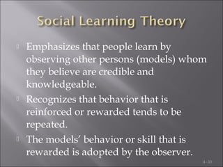 04 learning - theories and program design | PPT