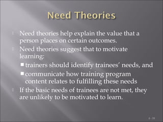 04 learning - theories and program design | PPT