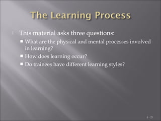 04 learning - theories and program design | PPT