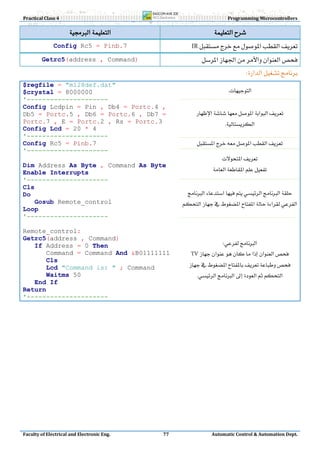 Embedded System Microcontroller Interactive Course using BASCOM-AVR - Lecture4 | PDF