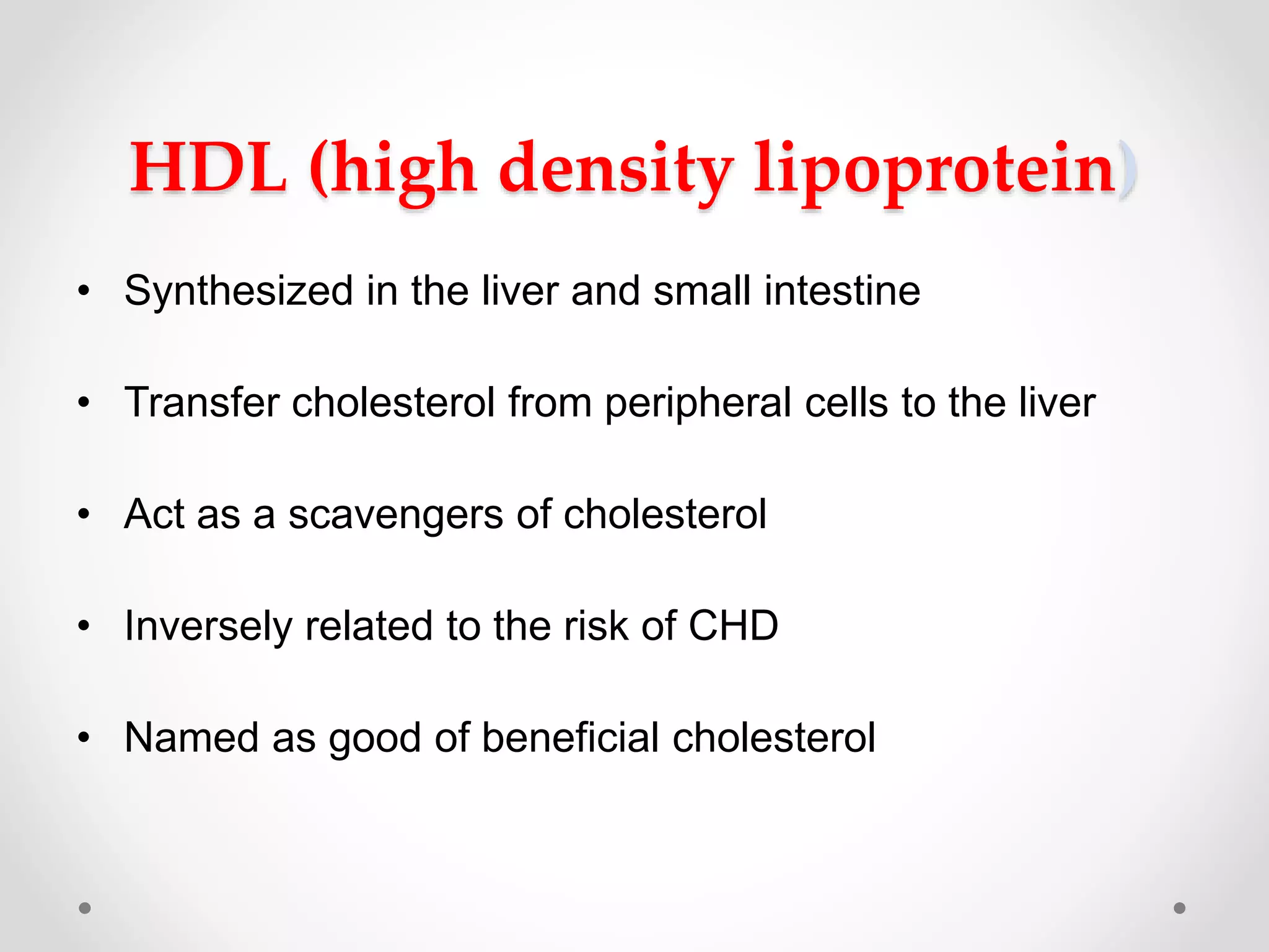 Lipids in the blood | PPTX