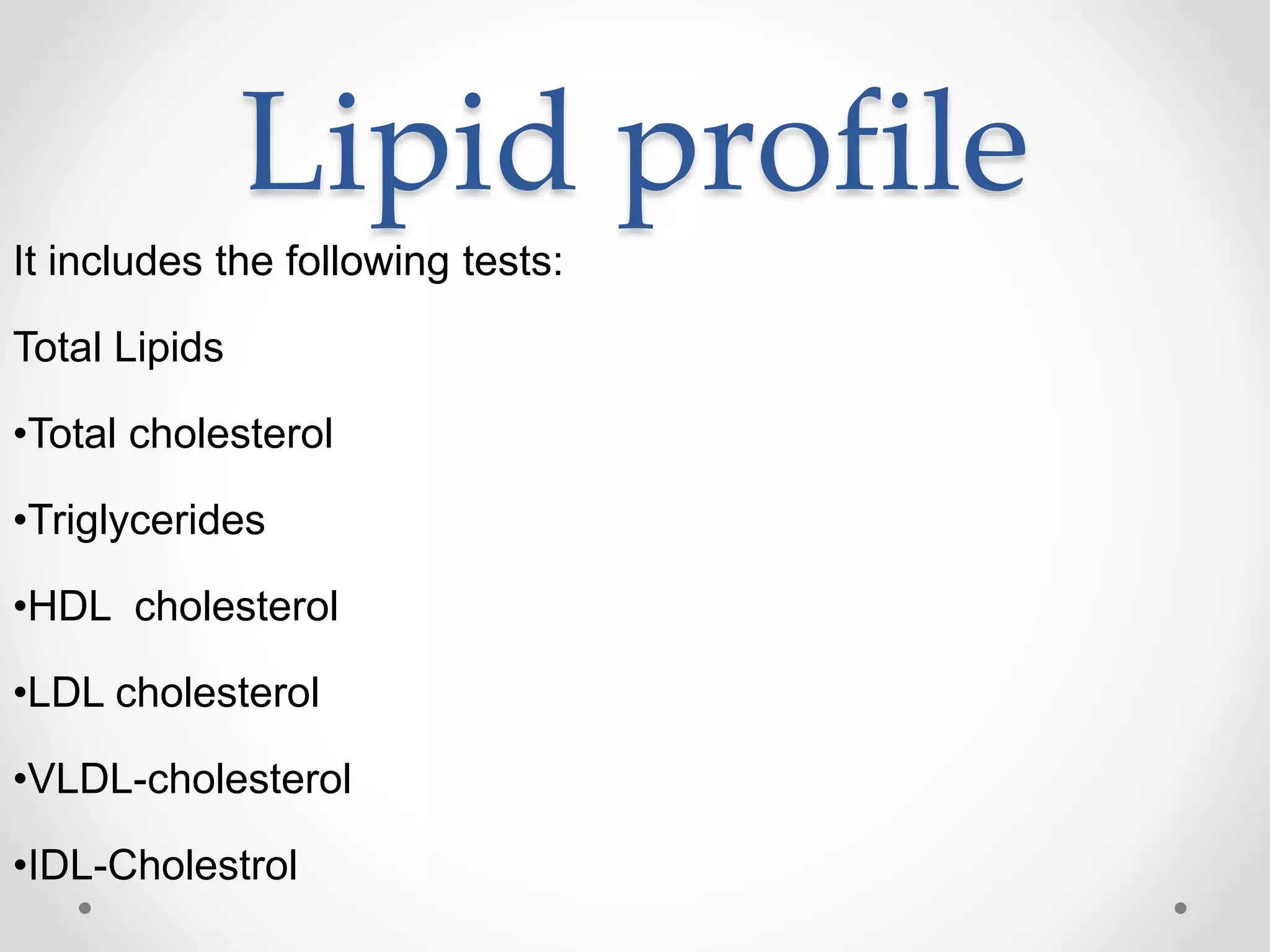 Lipids in the blood | PPTX
