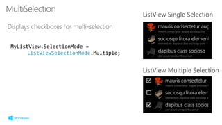 04 lists and lists items in windows runtime apps | PPT