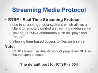 04.m3 cms streaming-protocol | PPT