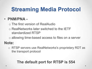 04.m3 cms streaming-protocol | PPT