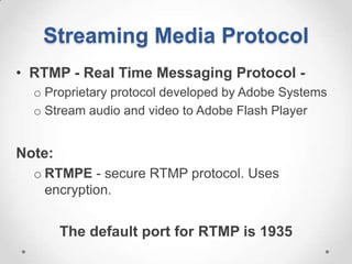 04.m3 cms streaming-protocol | PPT