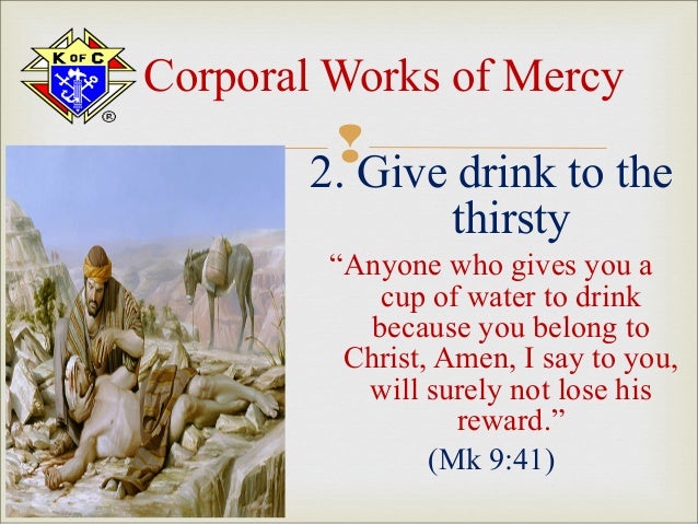 Corporal Works Of Mercy Examples