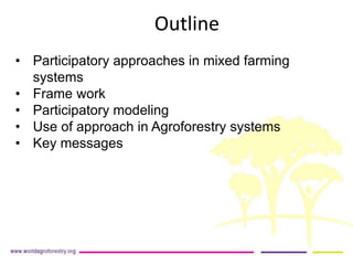 Assisting smallholder farmers in mixed crop-livestock systems to ...