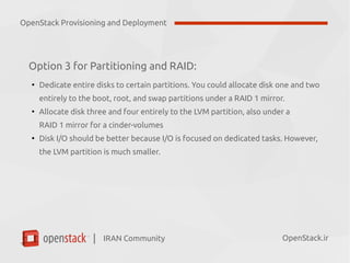 Mastering OpenStack - Episode 04 - Provisioning and Deployment | PPT