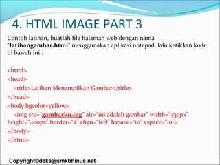 04 materi html elemen gambar | PPT