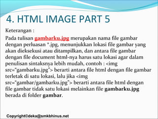 04 materi html elemen gambar | PPT