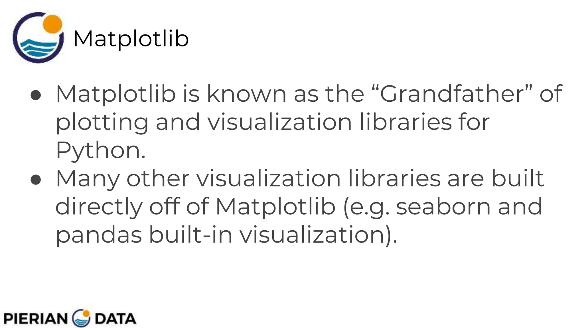 Matplotlibpptx For Data Analysis And Visualization Pptx Graphics Software Computer