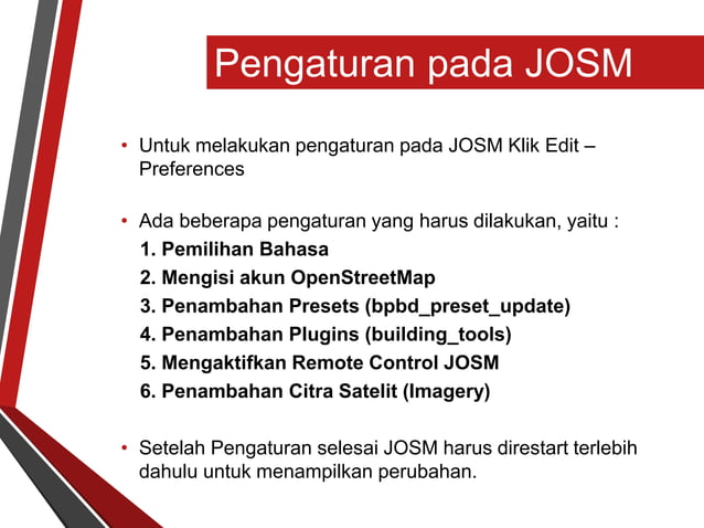 04. Instalasi JOSM | PPT