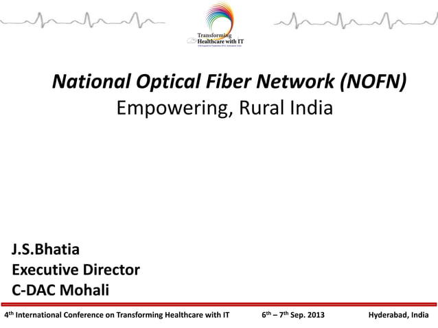 National Optical Fiber Network (NOFN) Empowering Rural India | PDF ...