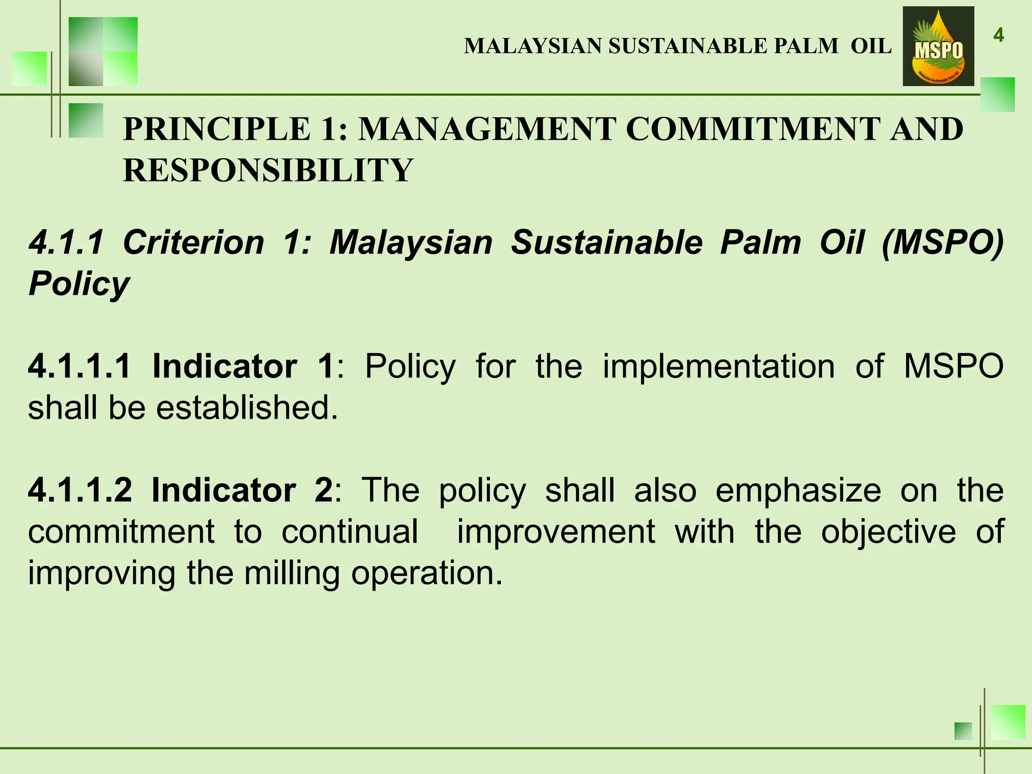 sustainable in malaysia oil palm industry | PDF