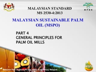sustainable in malaysia oil palm industry | PDF