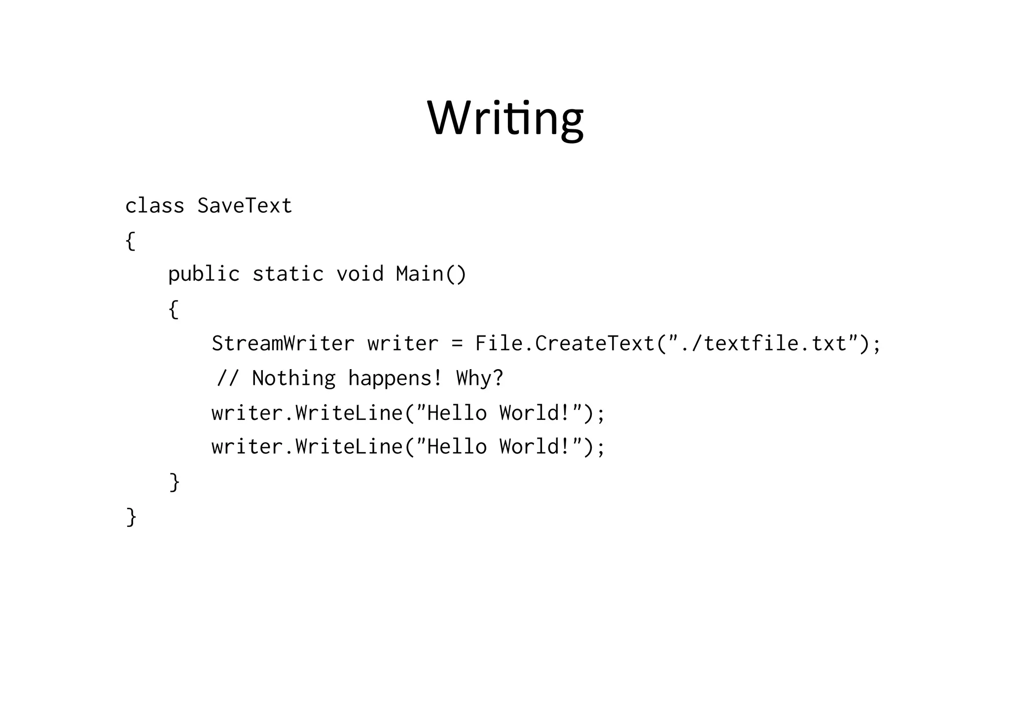.NET Multithreading and File I/O | PPT