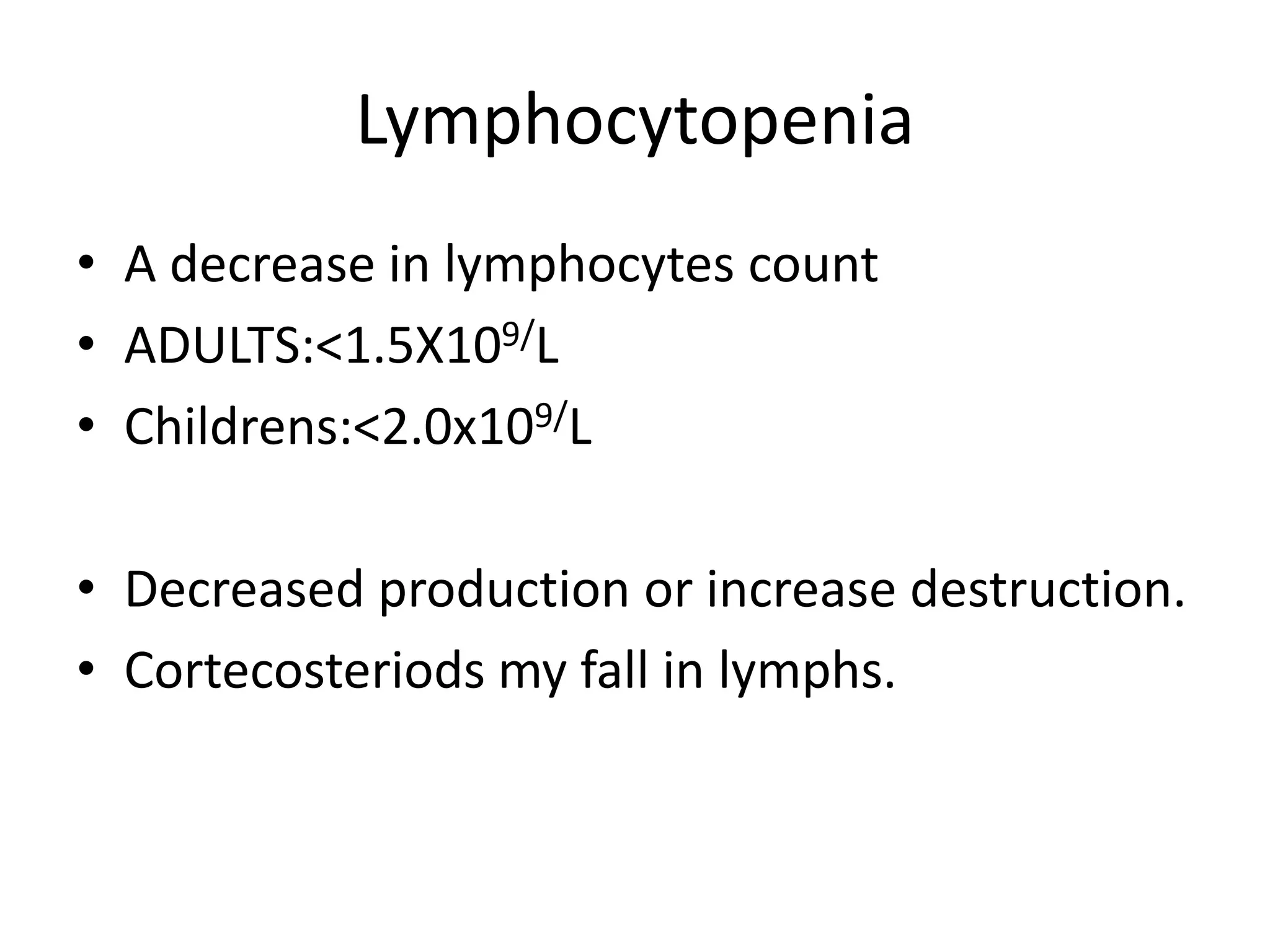 non malignant lymphocyte disorders | PPTX