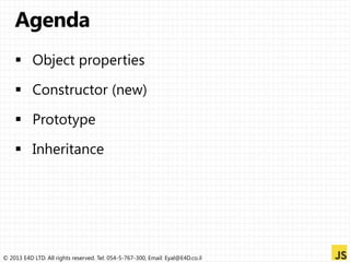 OOP in JavaScript | PPTX
