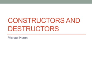 2CPP04 - Objects and Classes | PPT