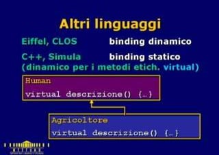 Lezione 04 Java - Oggetti, classi e messaggi | PPT