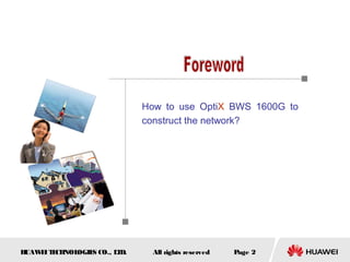 04 optix bws 1600g v100r002 equipment networking and application issue1.21