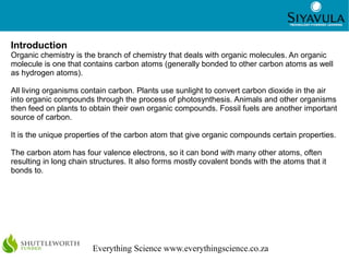 Organic molecules | ODP
