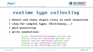 Runtime Type Collection and its usage in Code Transpiling | PPT | Free ...