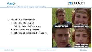 Runtime Type Collection and its usage in Code Transpiling | PPT | Free download