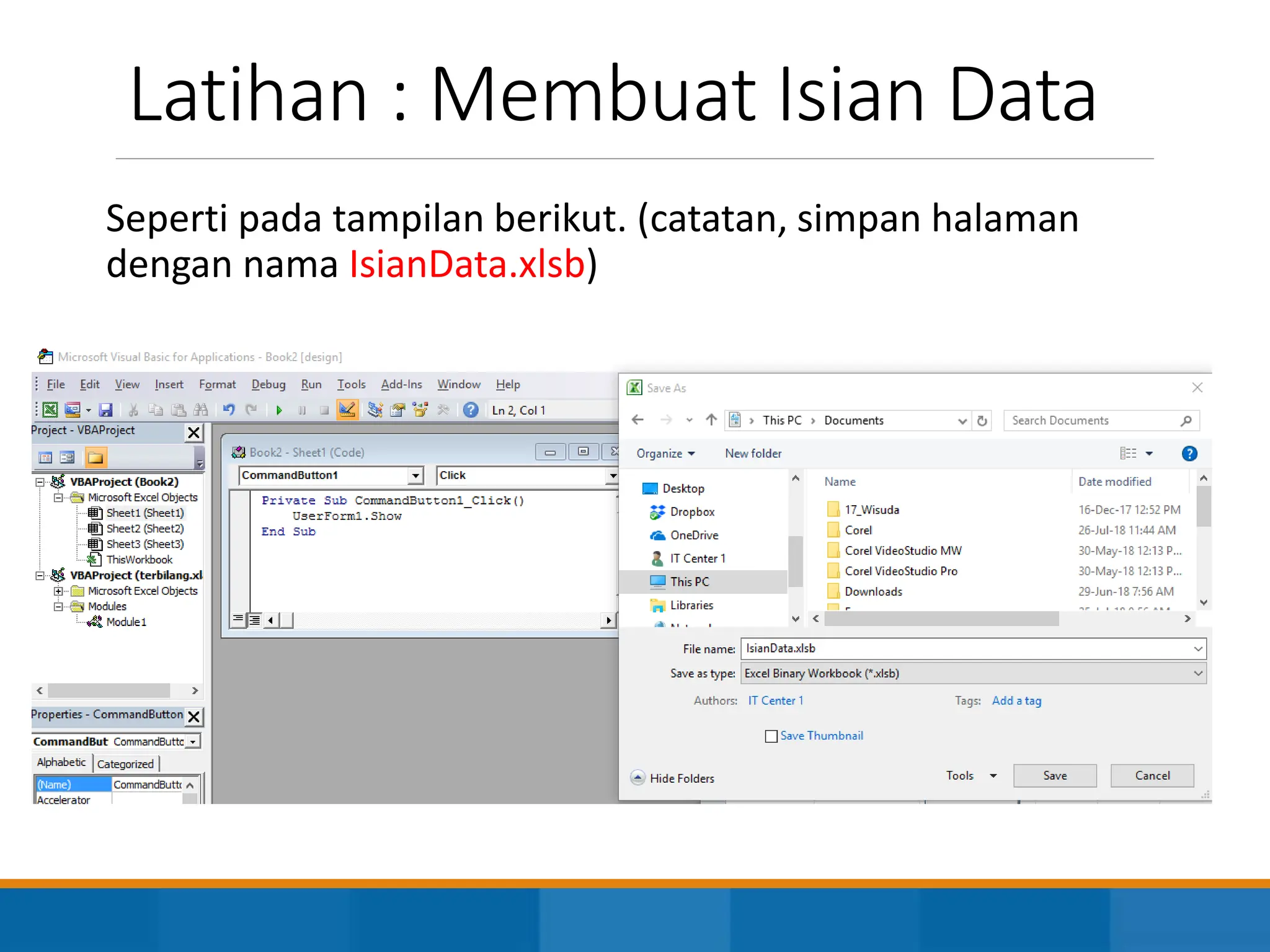 04 - Pengenalan dan Dasar MS Office Excel VBA.pptx