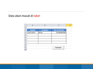 04 - Pengenalan dan Dasar MS Office Excel VBA.pptx