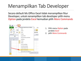04 - Pengenalan dan Dasar MS Office Excel VBA.pptx