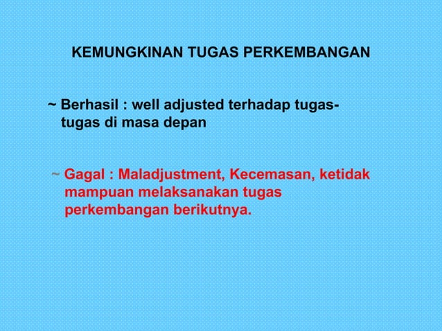 Tugas-tugas dan Faktor Perkembangan Anak | PPT