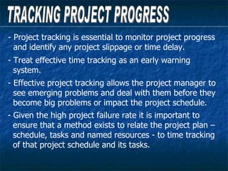 Planning And Managing The Project | PPT