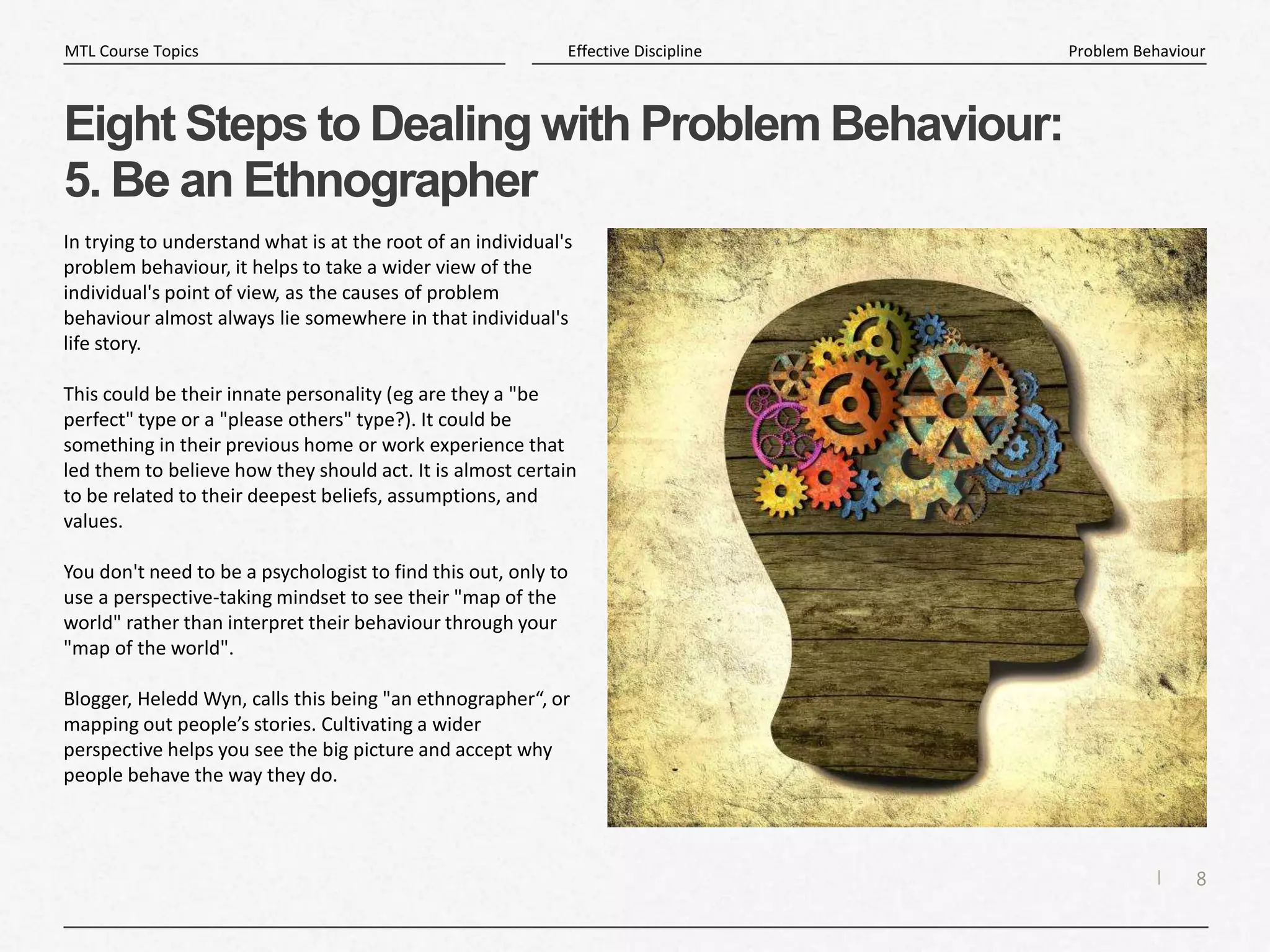 Problem Behaviour | PPT