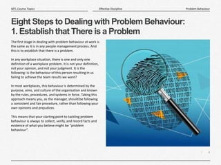 Problem Behaviour | PPT