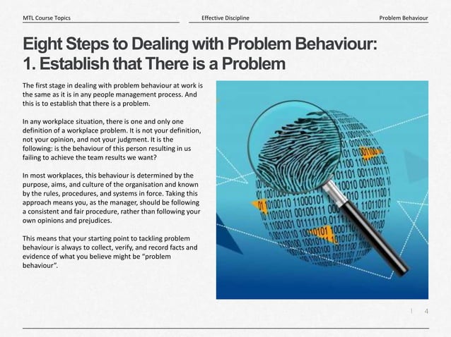 Problem Behaviour | PPT