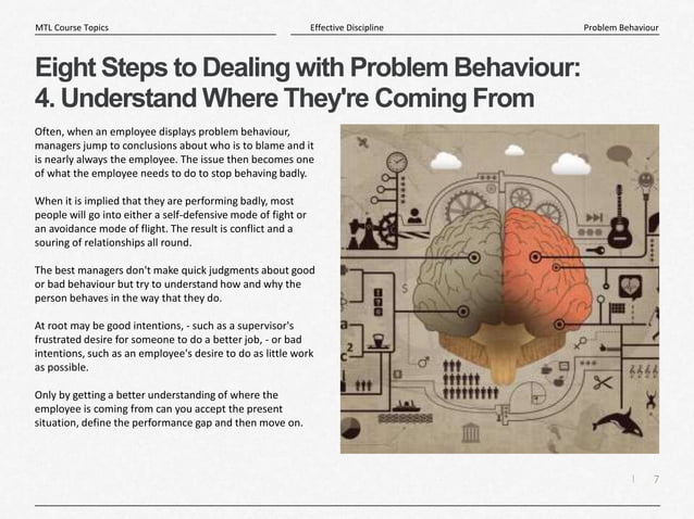 Problem Behaviour | PPT