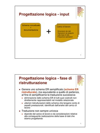 04 Progettazione Logica | PDF