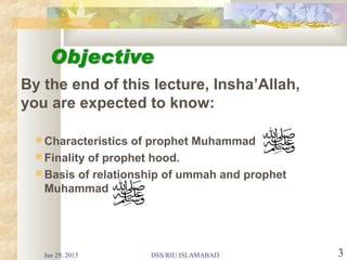 04 prophethood of muhammed(saw) | PPT