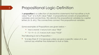 Propositional Logics in Theoretical computer science | PPT