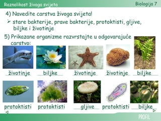 Raznolikost živoga svijeta | PPT