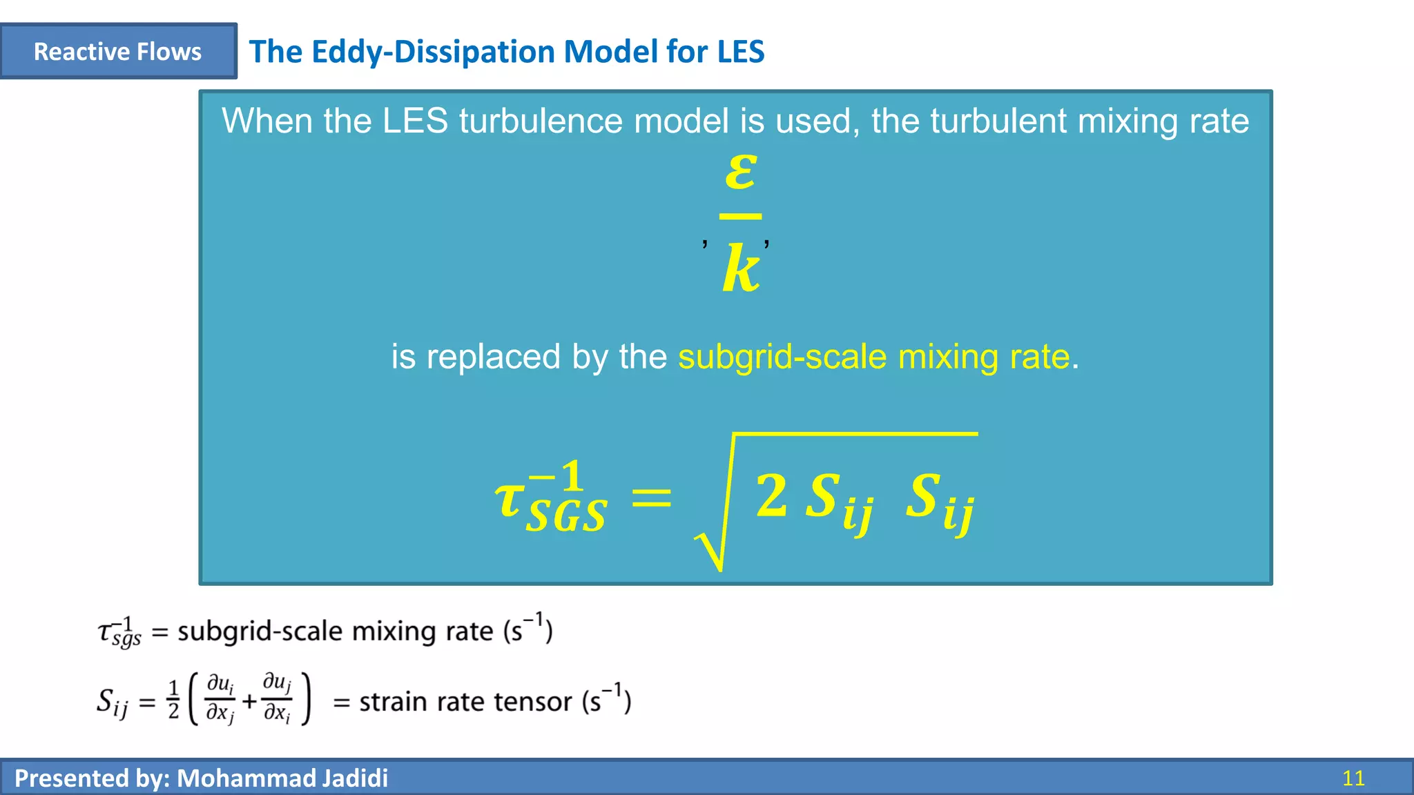 04 reactive flows - eddy disipation model | PDF