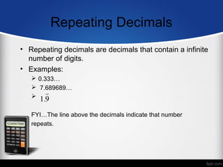 04 real numbers | PPT