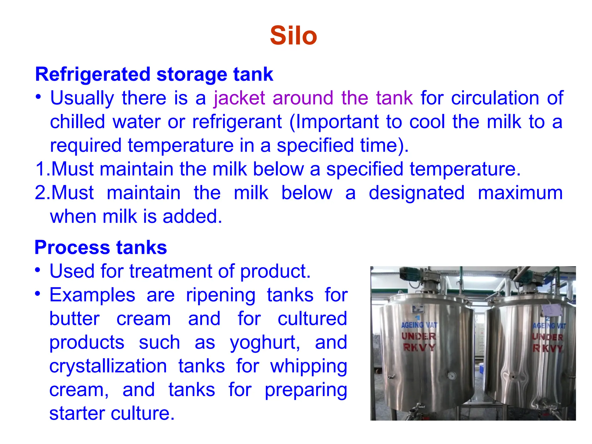 Receiving of milk in a dairy plant for processing | PPT