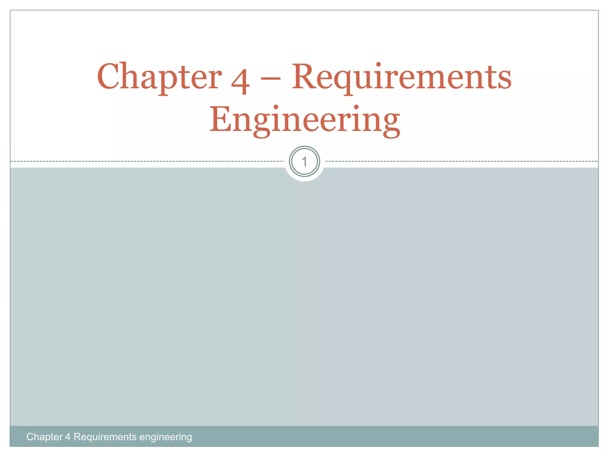 Requirements engineering | PPTX
